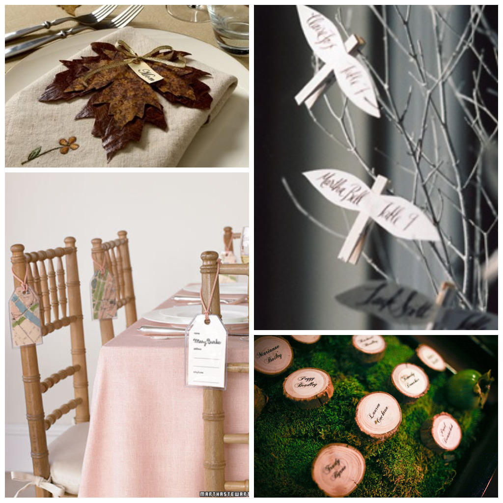16 DIY Wedding Place Cards