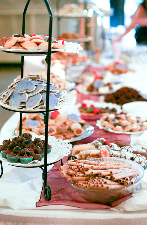 The Cookie Table: DIY Reception Ideas
