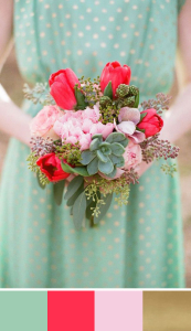 Minty Fresh: 5 Hemlock Green Color Palettes for your Wedding Day