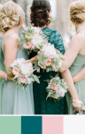 Minty Fresh: 5 Hemlock Green Color Palettes for your Wedding Day