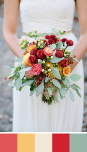 Some Like it Hot: 5 Cayenne Color Palettes for Your Wedding Day