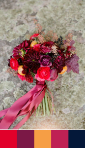 The Cherry on Top: 5 Cherry Red Color Palettes for your Wedding Day