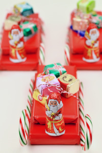 DIY Candy Sleigh Favors