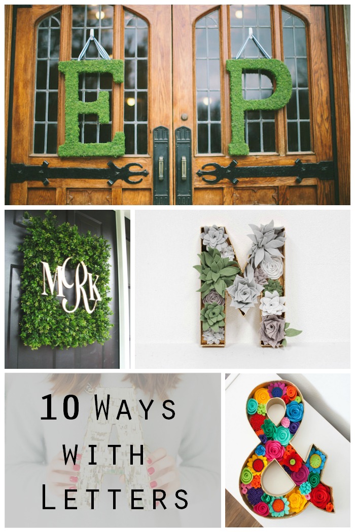 Letter Love: 10 Ways to Use Letters in Your Wedding Decor