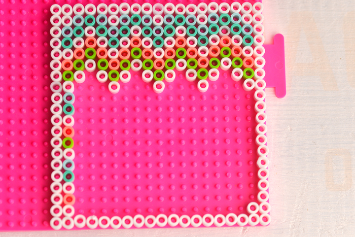 DIY Geometric Fused Bead Coasters