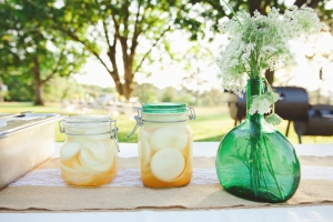 Rachel and Chase’s Rustic Backyard Alabama Wedding