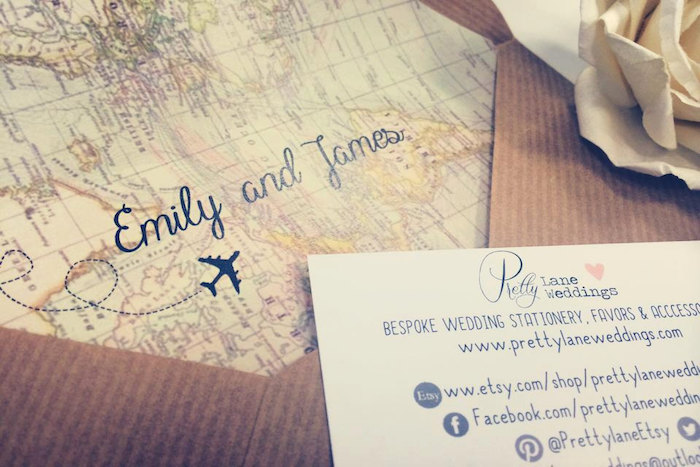 All Over the Map: 12 Map Wedding Decor Ideas