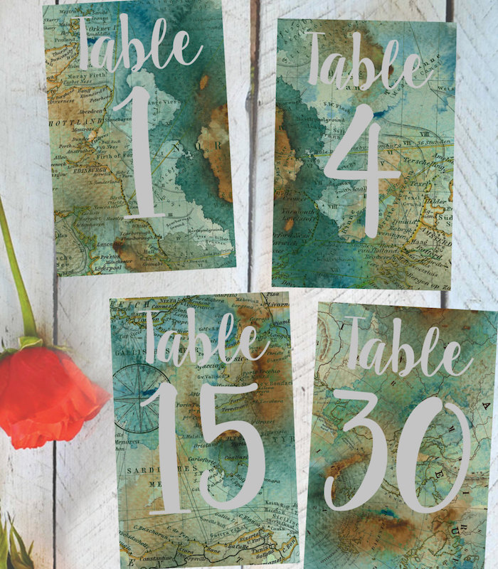 All Over the Map: 12 Map Wedding Decor Ideas