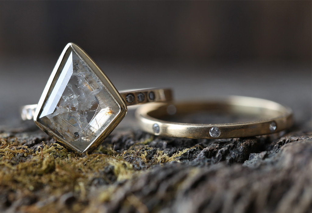 Trendy Geometric Diamond Wedding Decor