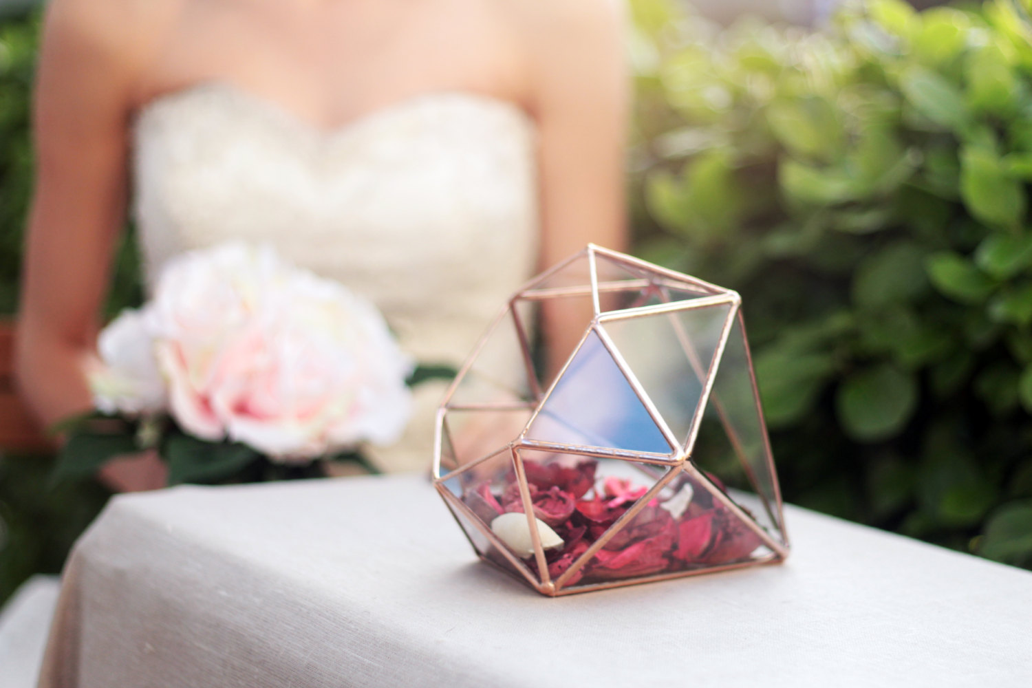 Trendy Geometric Diamond Wedding Decor