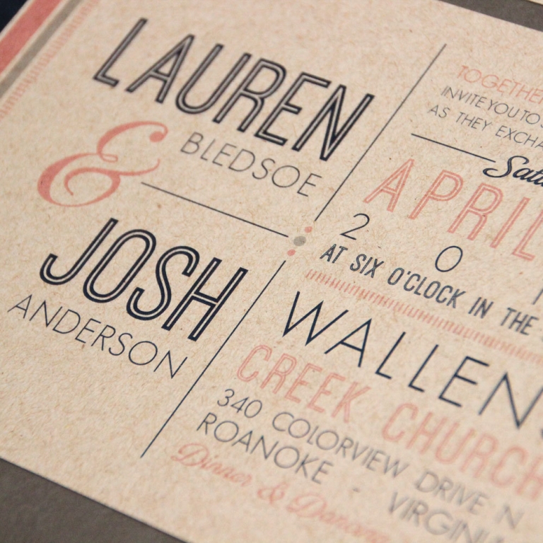 12 Bold and Modern Wedding Invitation Designs