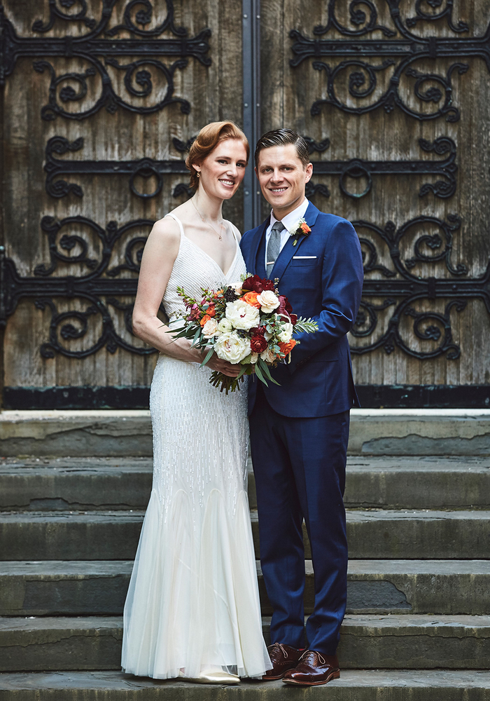 Jill and Jeffrey’s Romantic Cobble Hill Restaurant Wedding