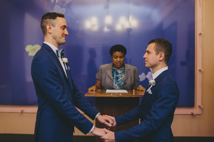 Erik and Matthew’s Modern NYC Elopement