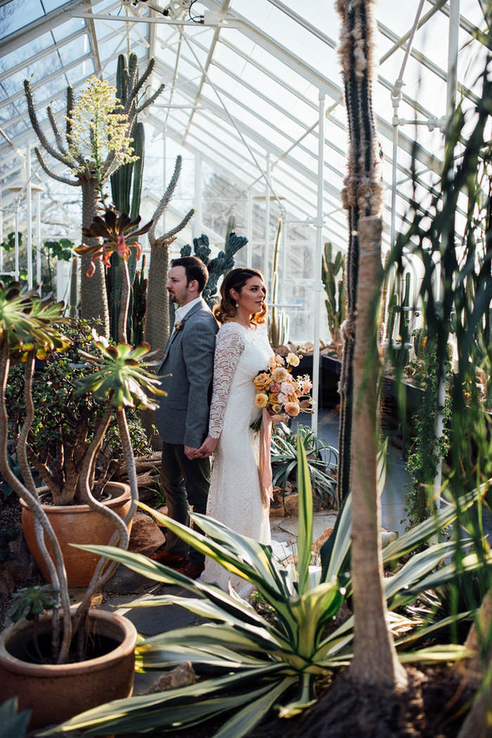 One Year Anniversary Shoot at Iconic Seattle Conservatory