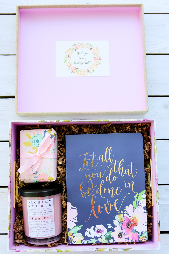 DIY Bridesmaid Proposal Boxes