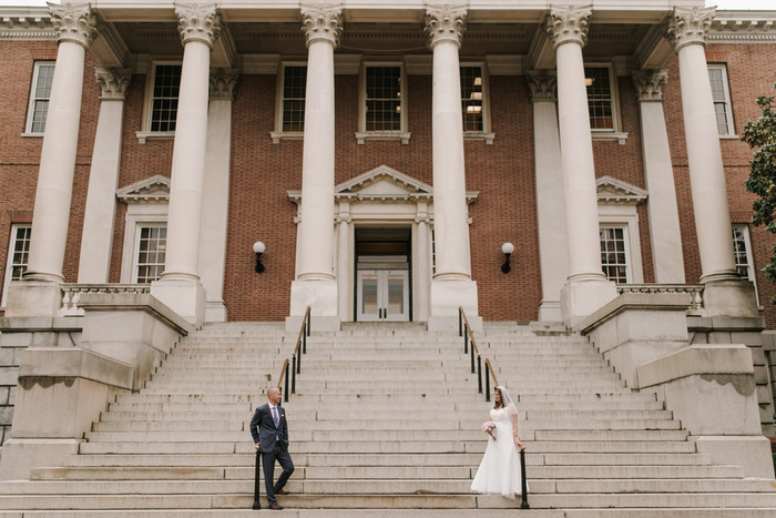 Dana and Gunnar’s Annapolis Courthouse Wedding Ceremony