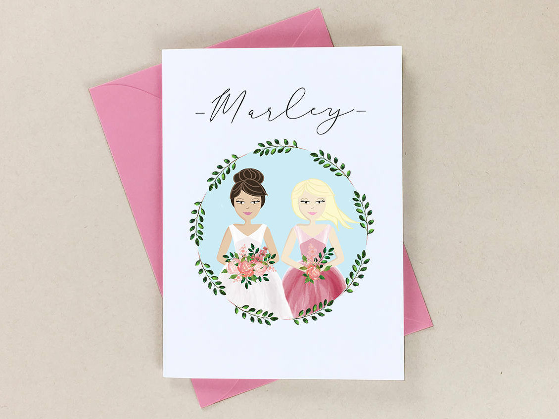 8 Unique and Beautiful Bridesmaid Cards