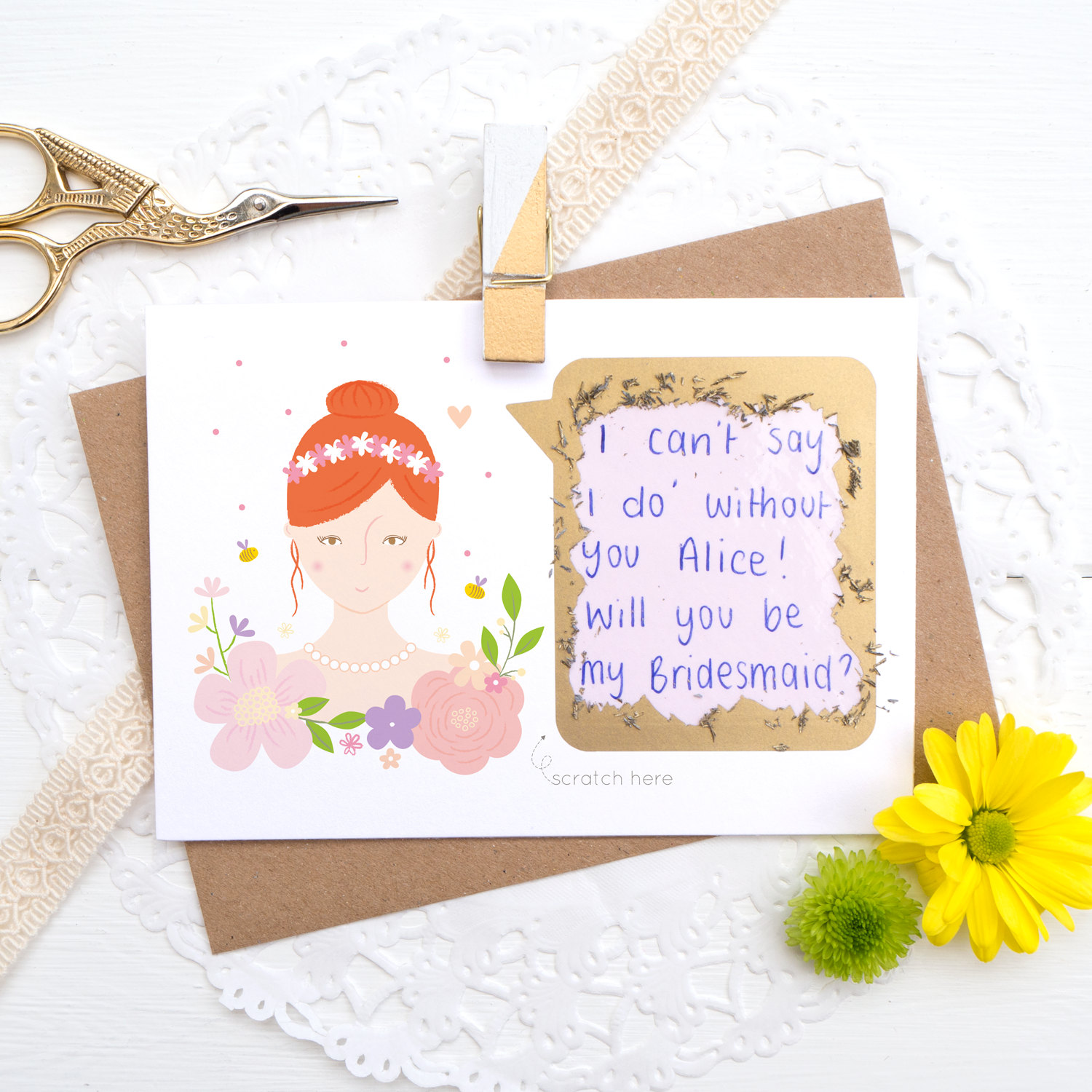 8 Unique and Beautiful Bridesmaid Cards