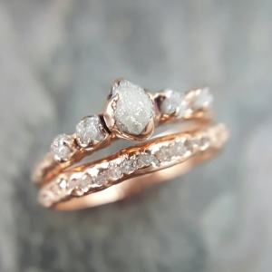 10 Stunning Raw Engagement Rings