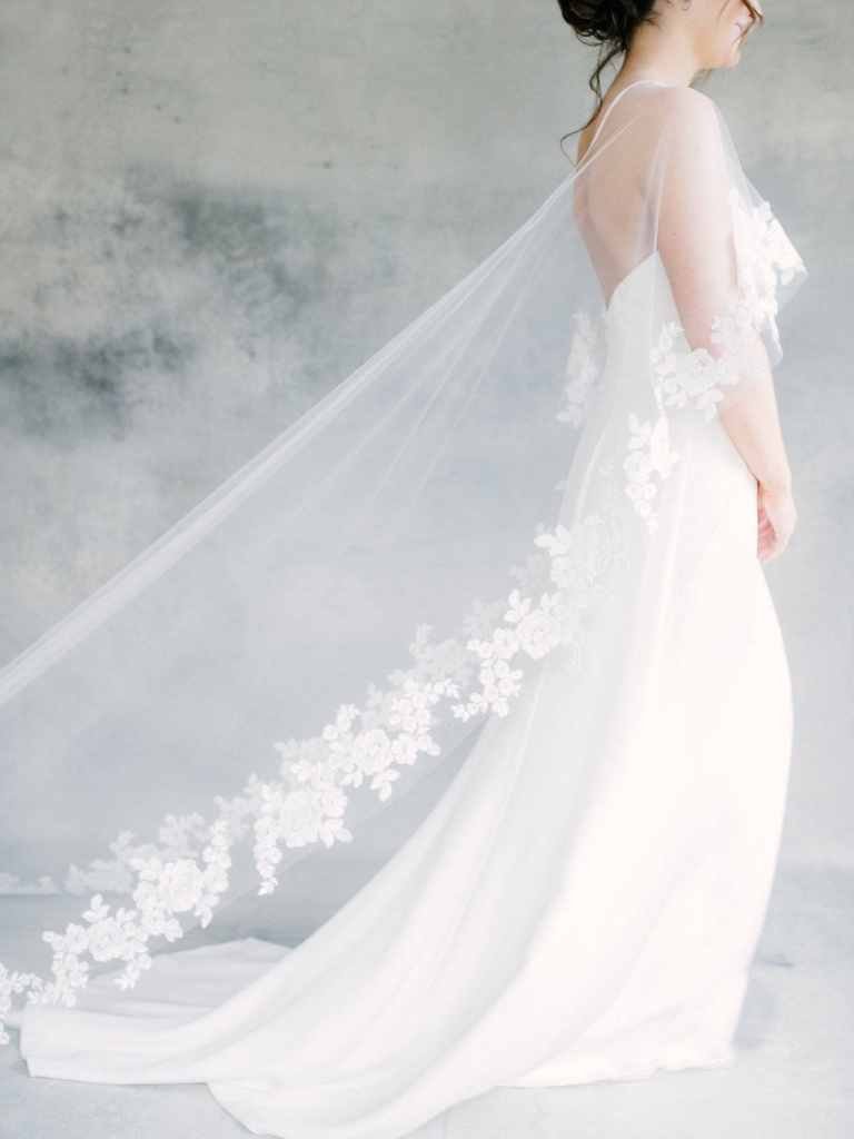 Hot Wedding Trend: Long Bridal Capes
