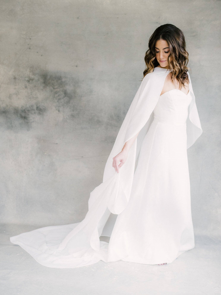 Hot Wedding Trend: Long Bridal Capes