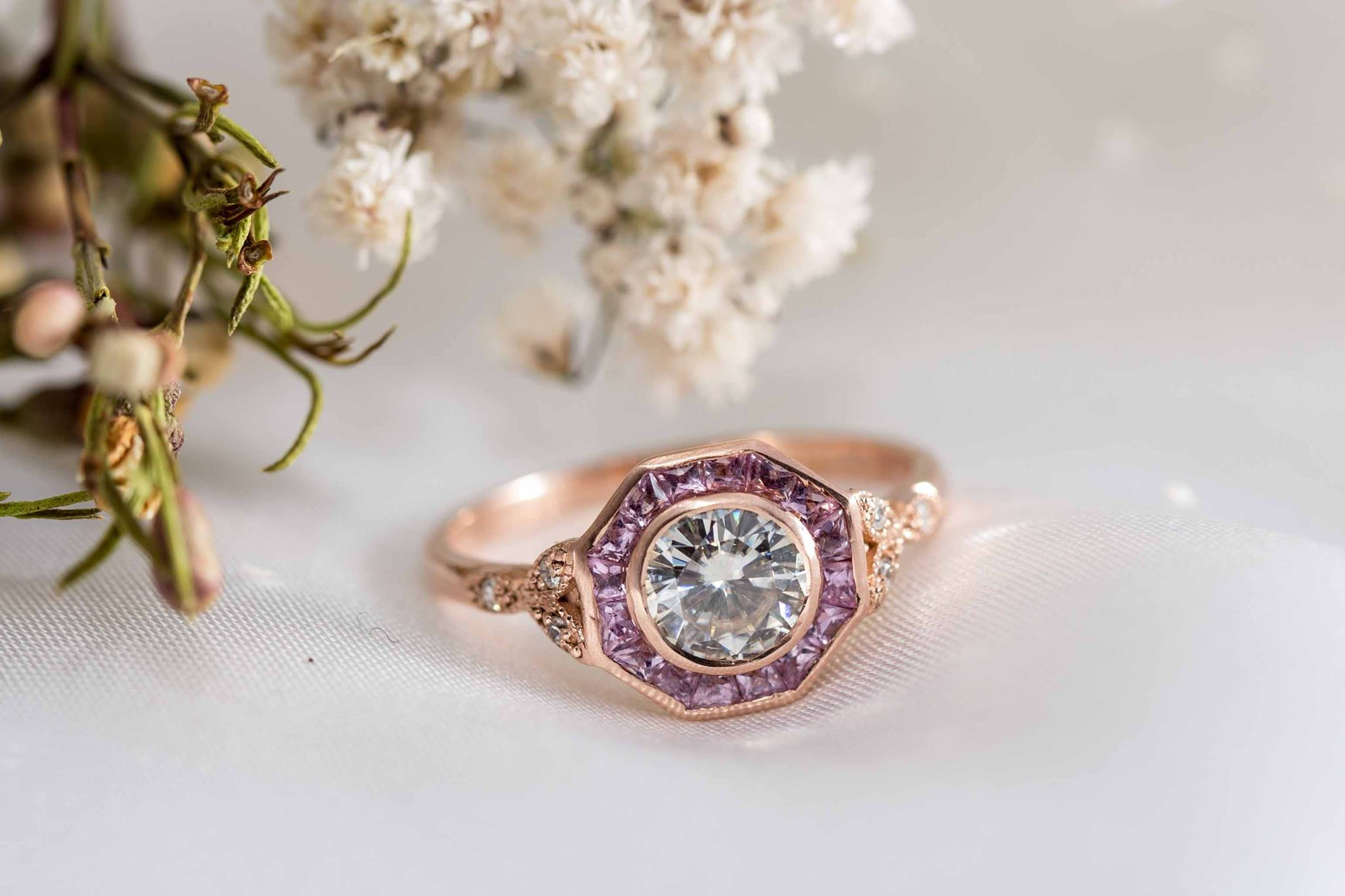 10 Exquisite Art Deco Engagement Rings from Etsy