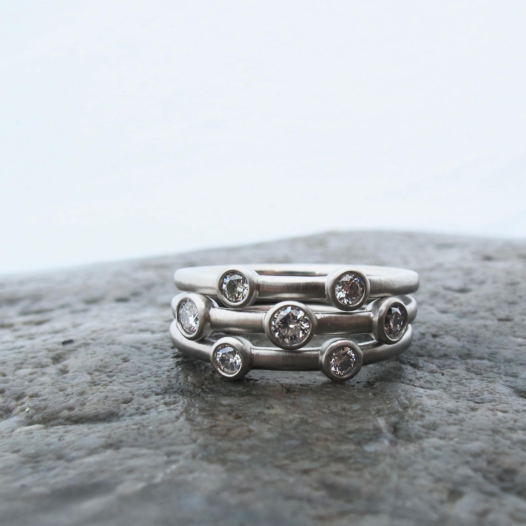 10 Sleek and Modern Stacking Rings from Etsy