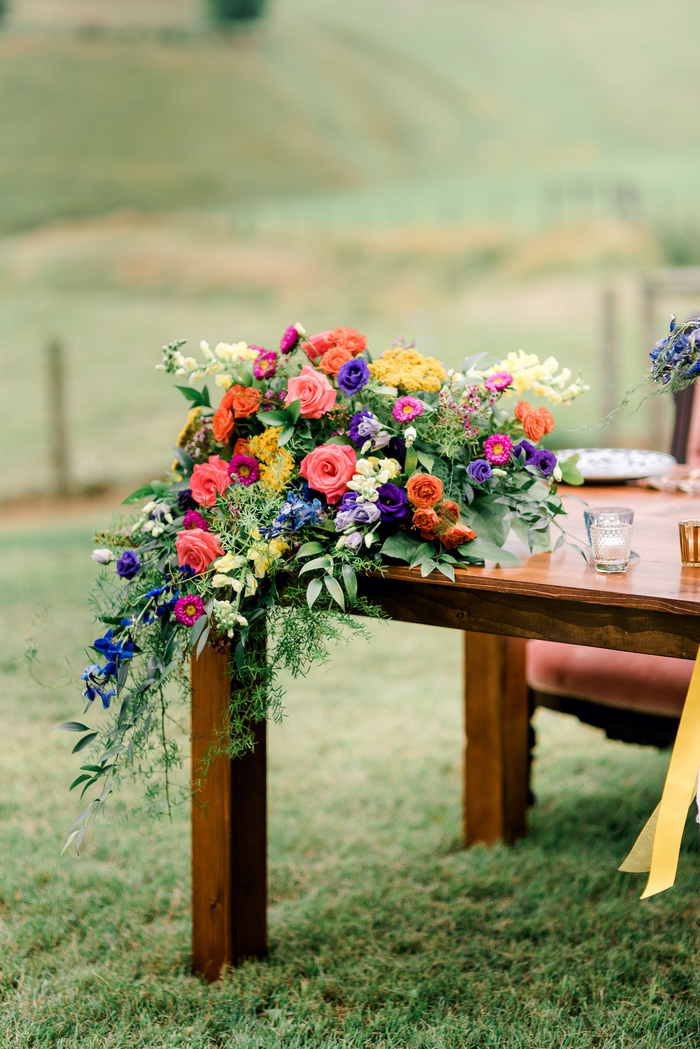Colorful Al Fresco Farm Styled Shoot