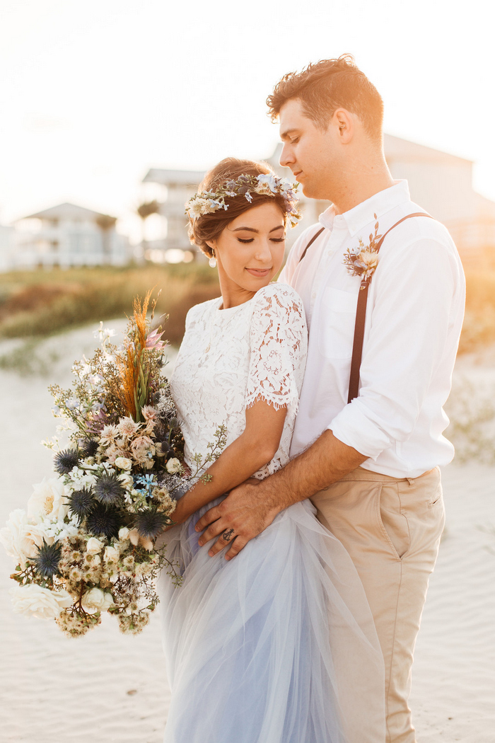 Airy Beach Elopement Styled Shoot