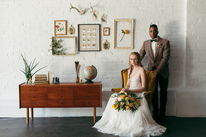 Cabinet of Curiosities Styled Shoot
