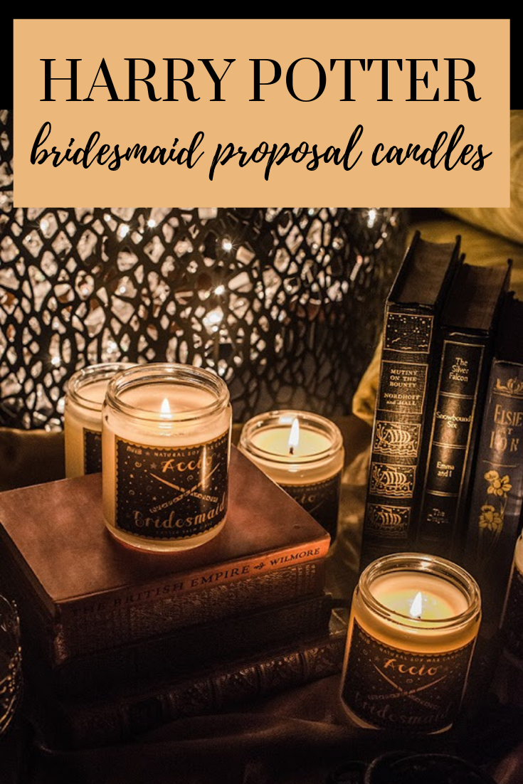 These Harry Potter Bridesmaid Proposal Candles Are Positively Magical
