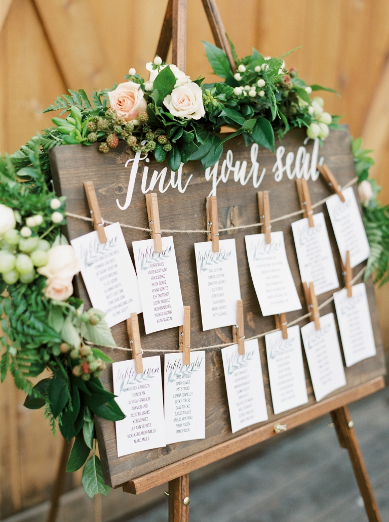 11 Beautiful Place Cards, Escort Cards + Seating Charts From Etsy