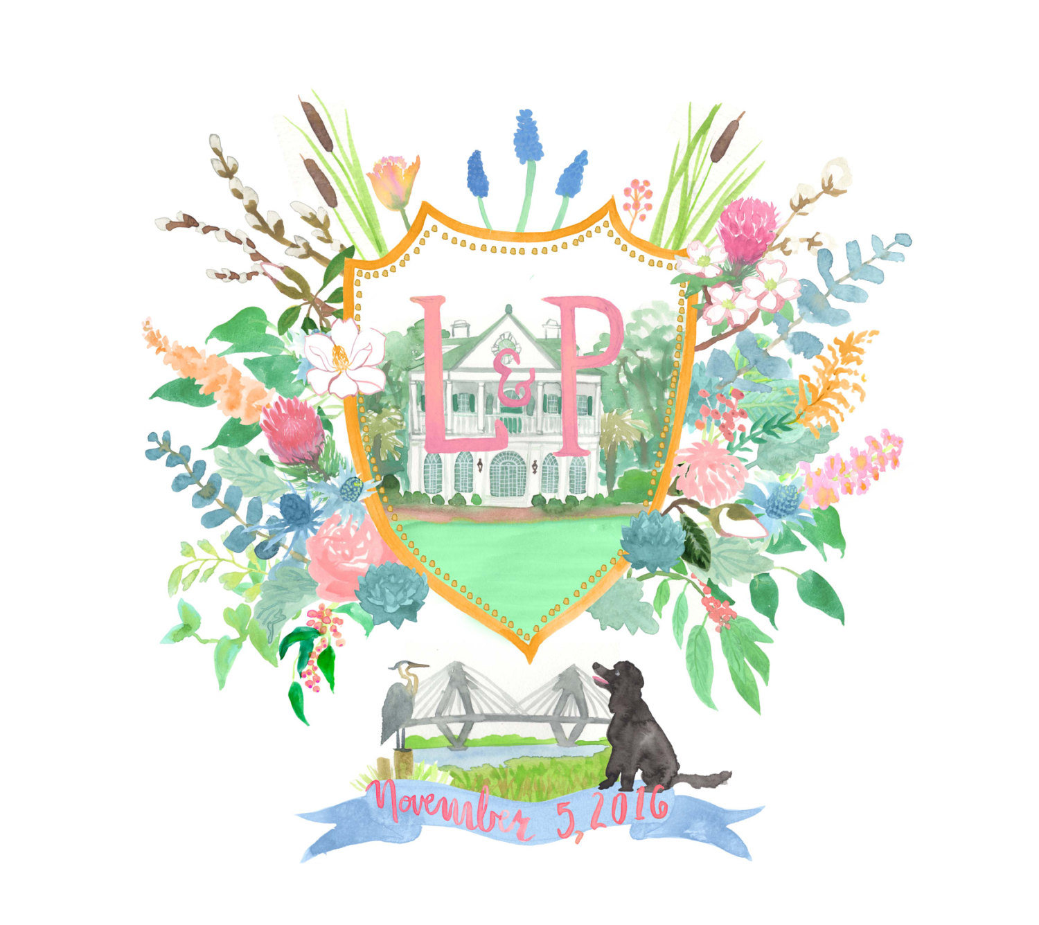 8 Gorgeous Monogrammed Wedding Details From Etsy