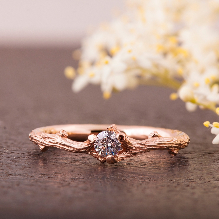 These Nature Inspired Engagement Rings From Etsy Will Take Your Breath Away