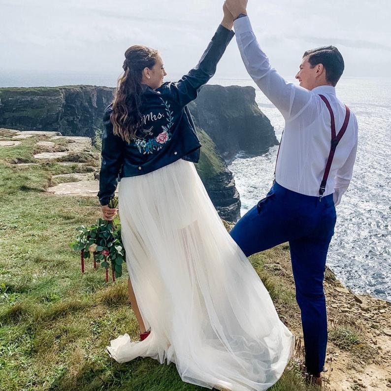 These Hand Painted Bridal Jackets Are Sure to Inspire