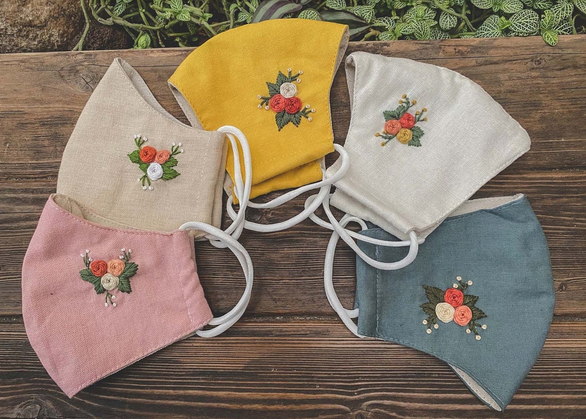 8 Best Bridal Party Face Masks From Etsy