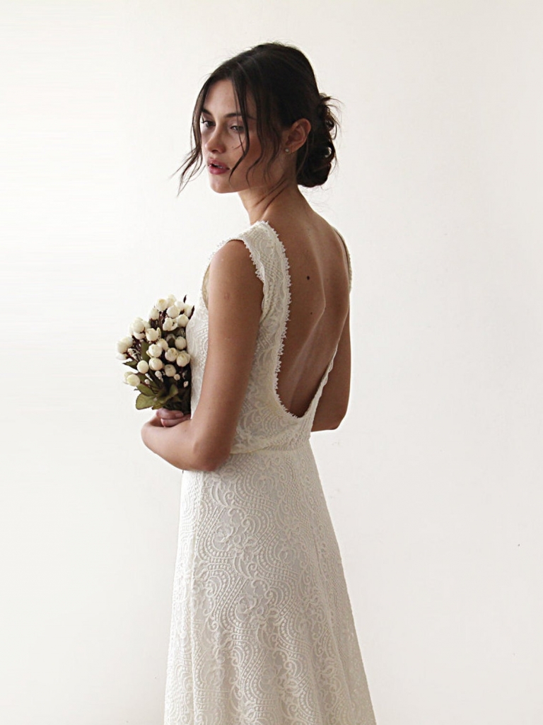 8 Stunning Micro Wedding Dresses from Etsy