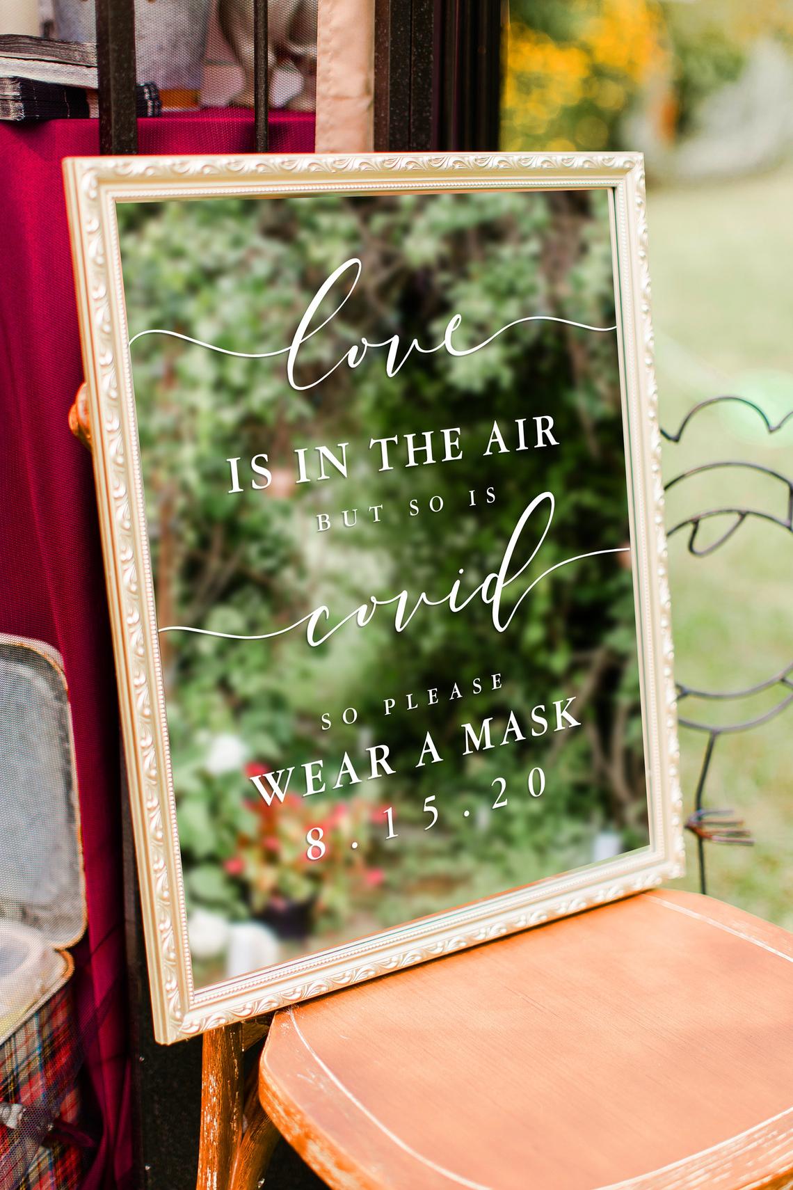 8 Must-Have COVID-19 Wedding Signs