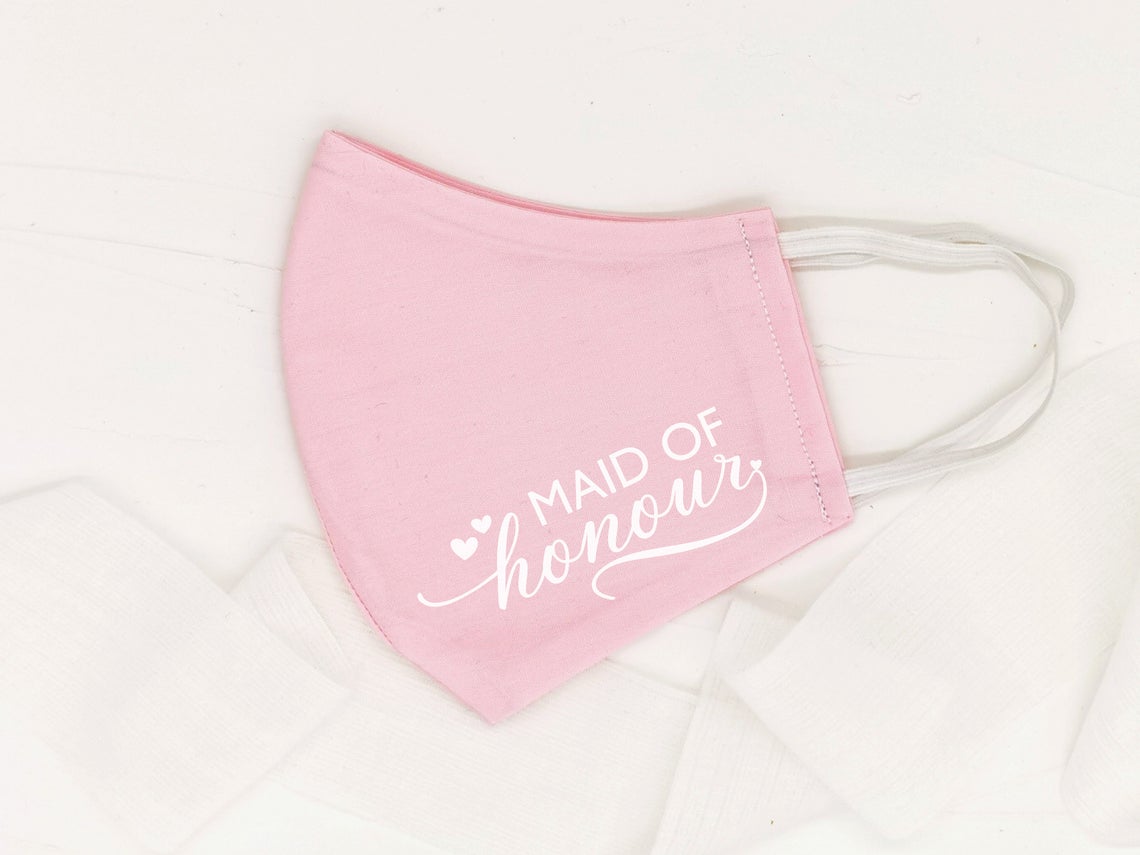 8 Best Bridal Party Face Masks From Etsy