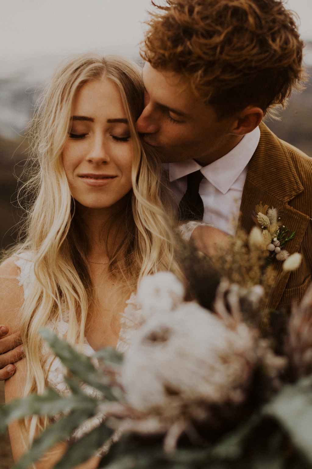 Wild & Ethereal Iceland Elopement Styled Shoot
